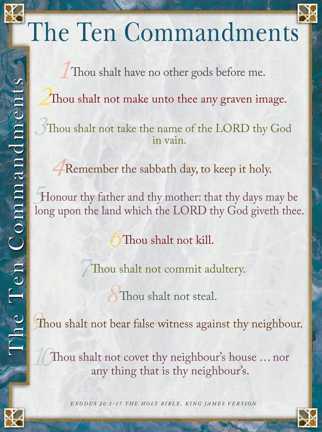 GOD’S Ten Commandments and more Blessings!! | Kristi Ann's Haven