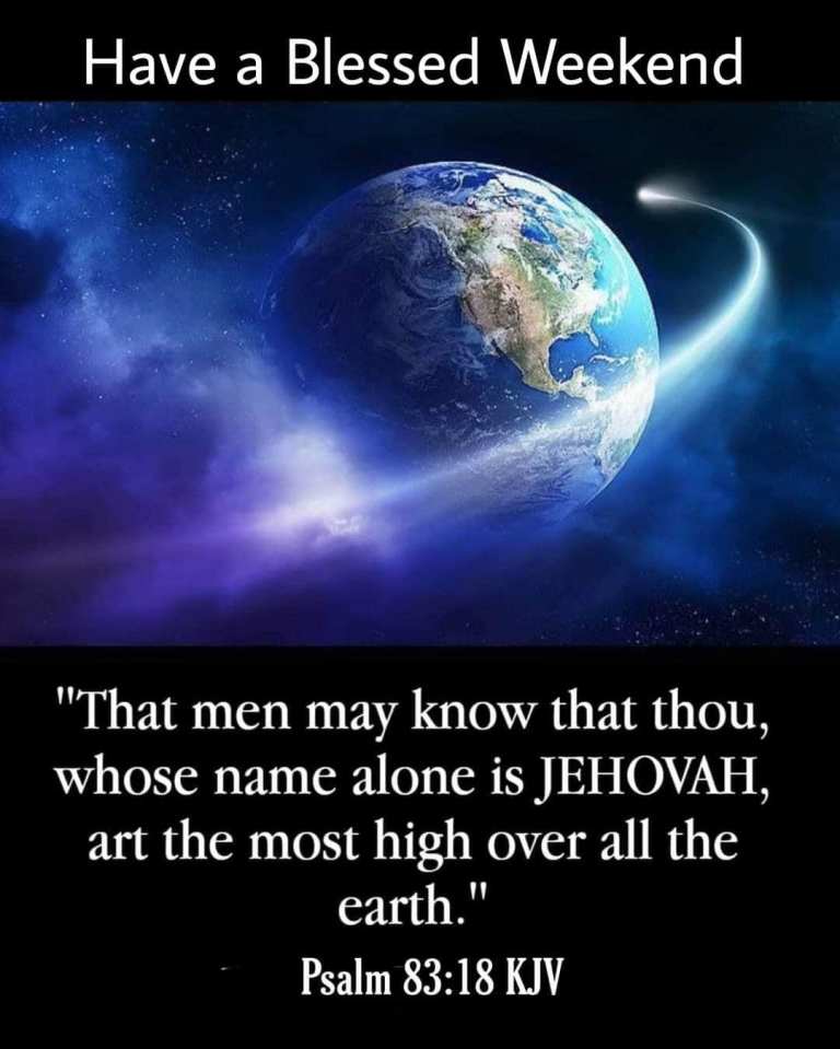 Psalms 83:18 KJV JEHOVAH-YAHWEH!! | Kristi Ann's Haven