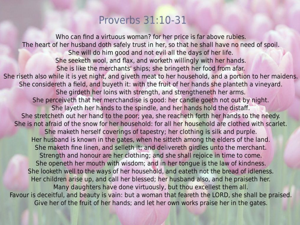 Proverbs 31 KJV Woman and more Blessings!! | Kristi Ann's Haven
