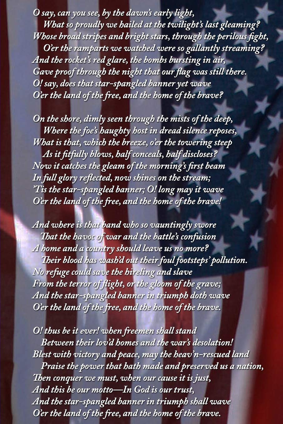 The Star-Spangled Banner – USA National Anthem!! | Kristi Ann's Haven