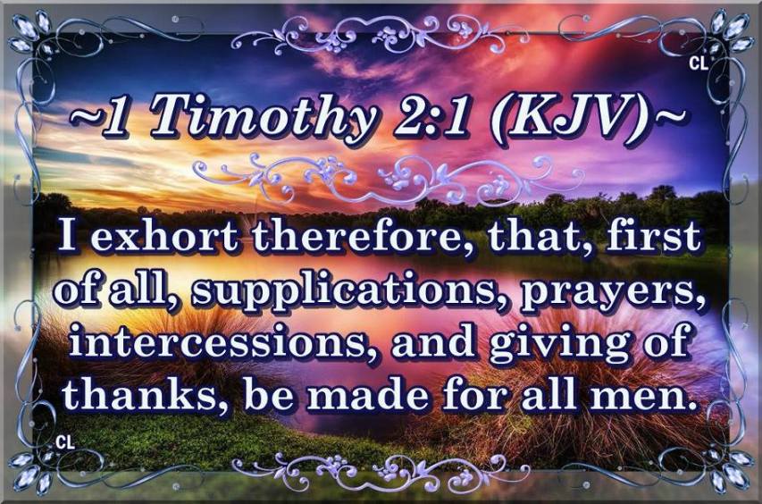 I Timothy 2:1 KJV and more!! | Kristi Ann's Haven