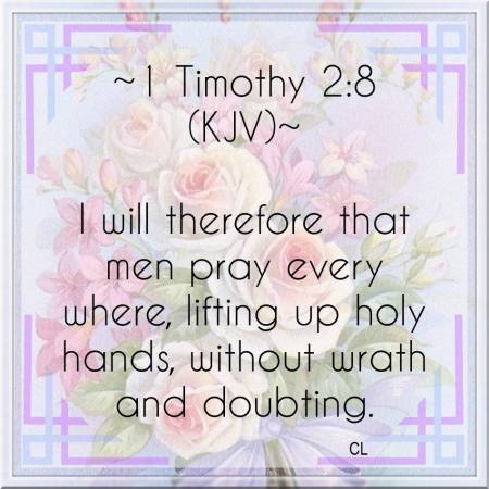 1 Timothy 2:8 KJV and more!! | Kristi Ann's Haven