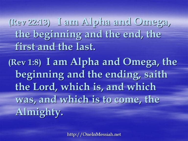 HE Jesus-Yeshua is I AM ALPHA and OMEGA!! | Kristi Ann's Haven