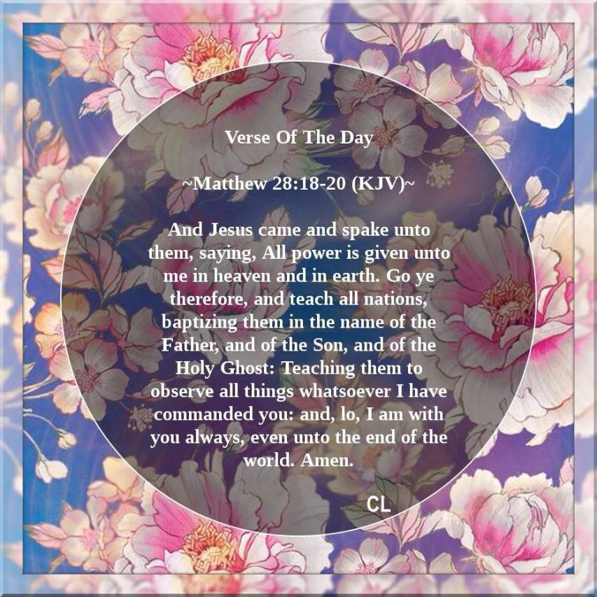 Matthew 28:18-20 KJV and more!! | Kristi Ann's Haven