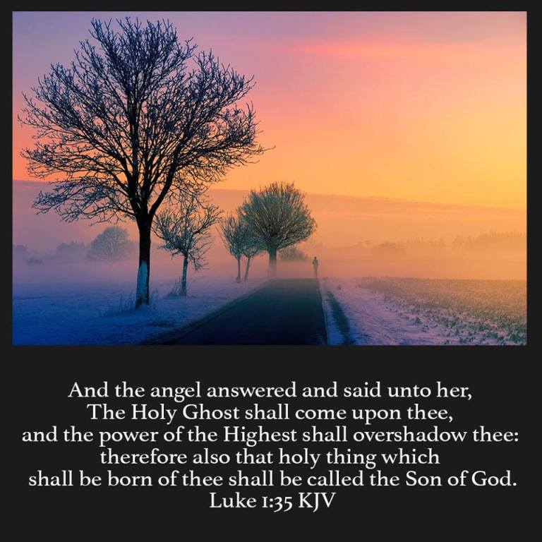 Luke 1:35 KJV and more Blessings!! | Kristi Ann's Haven