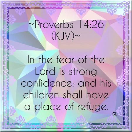 Proverbs 14:26 KJV and more Blessings!! | Kristi Ann's Haven