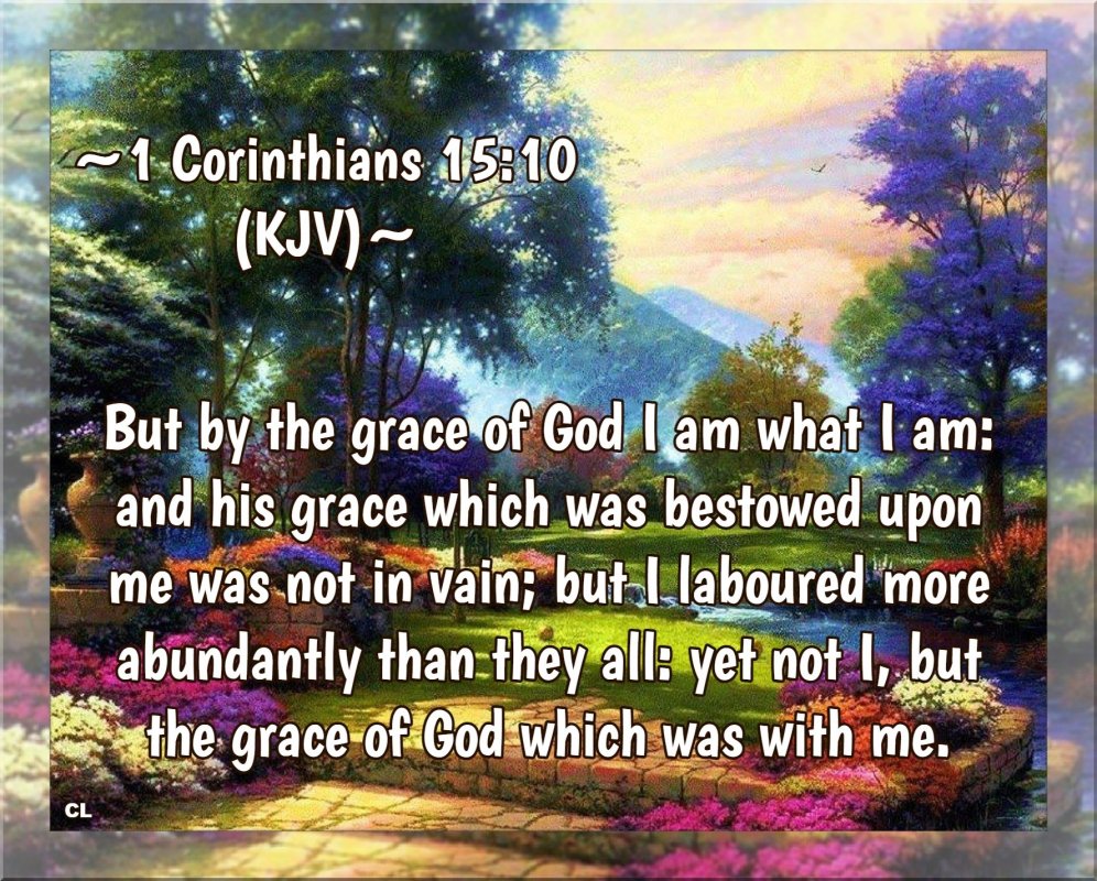 1 Corinthians 15:10 KJV GRACE Hallelujah!! | Kristi Ann's Haven